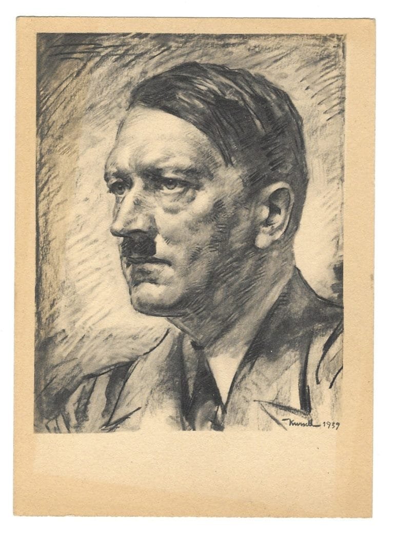 Adolf Hitler based on drawing of Prof. Kursell – Wolfgang Historica