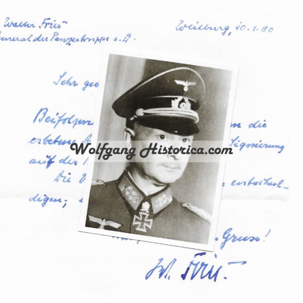 Walter Fries – 29. Panzergrenadier-Division (Swords) – Wolfgang Historica