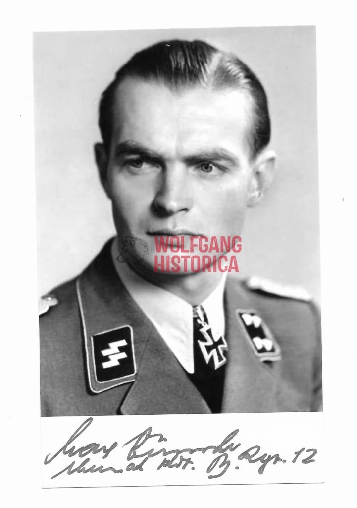 Max Wünsche – SS-Panzer-Regiment 1 “LAH” & SS-Panzer-Regiment 12 ...