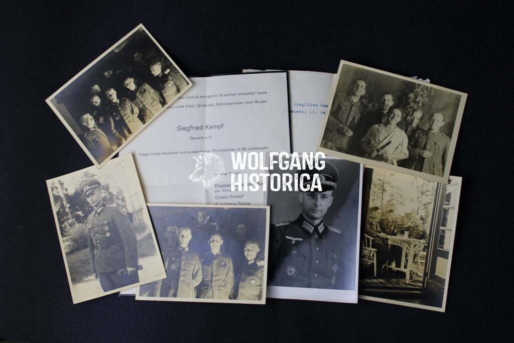 Photolot of Generalmajor Siegfried Kempf – Deutsches Kreuz in Silber ...