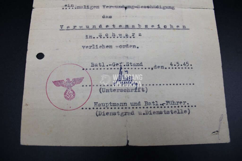 Award Document set of Festung Lorient – Marineflakbrigade & Wehrmacht ...