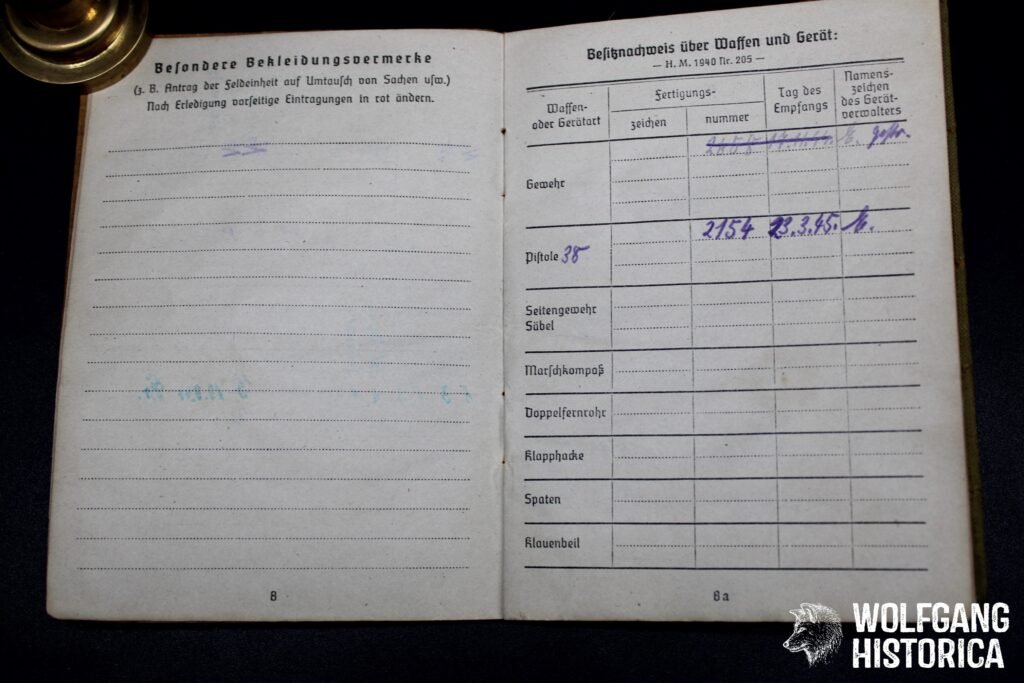 KIA Soldbuch Panzer-Regiment 31 (Panther!) (Succumbed to his Wounds on ...