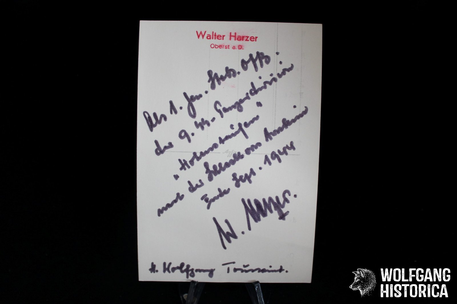 Walter Harzer – 9. SS-Panzer-Division “Hohenstaufen” (Arnhem ...