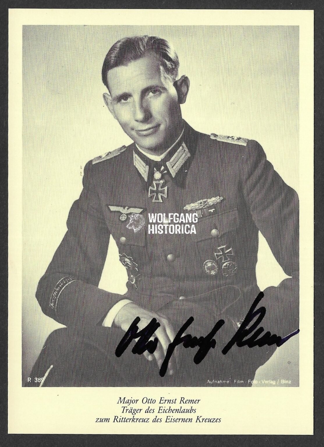 Otto Ernst Remer – Grenadier-Regiment “Grossdeutschland” (Eichenlaub ...