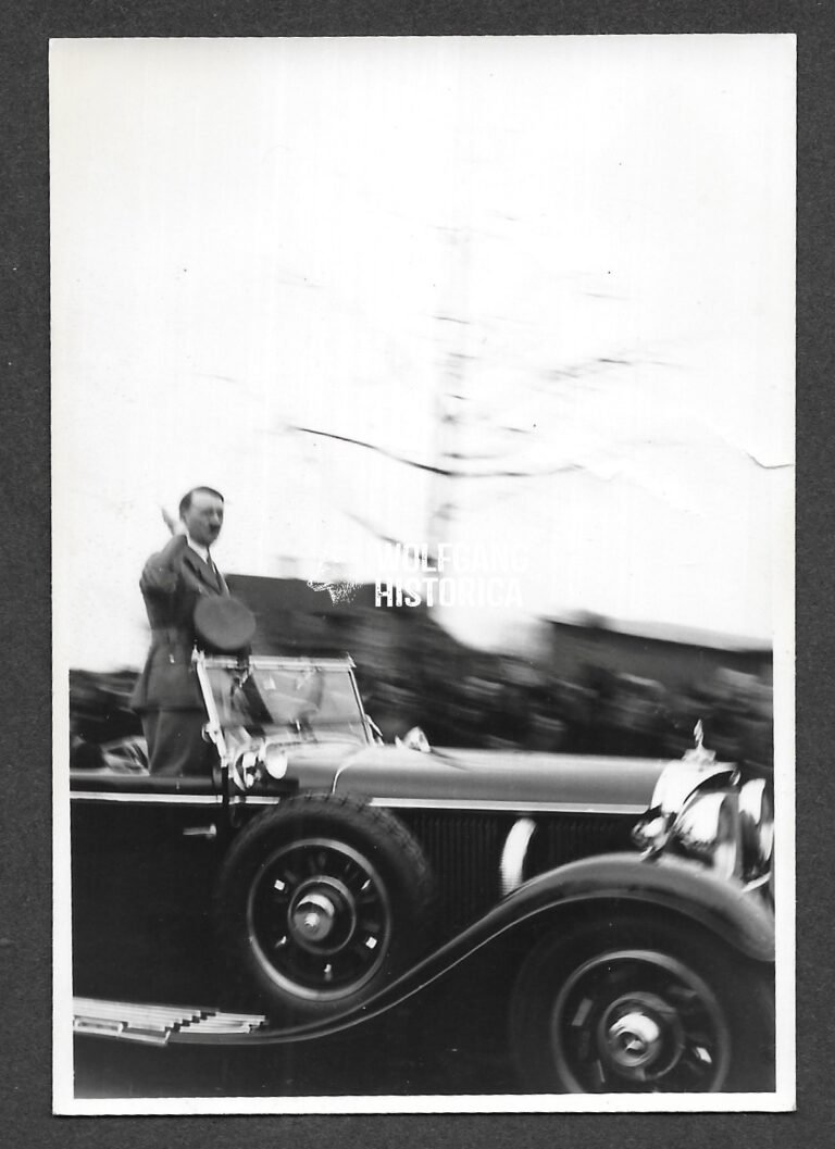 Photograph of Adolf Hitler in his Car – Wolfgang Historica
